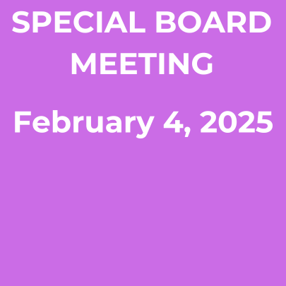 February 4 2025 Special Board Meeting Board Of Education Events